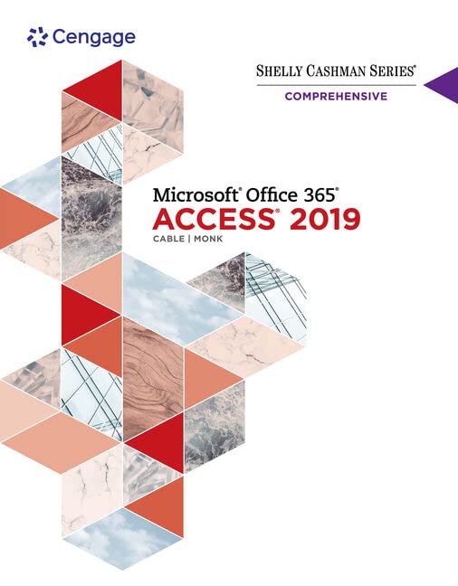 Shelly Cashman Series Microsoft Office 365 & Access2019 Comprehensive ...
