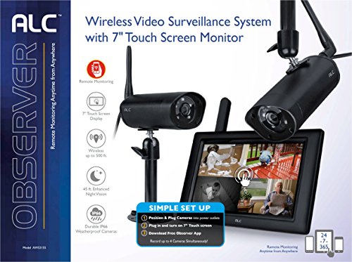 ALC AWS3155 7inch Touchscreen Monitor, 2 Indoor Outdoor Weatherproof ...