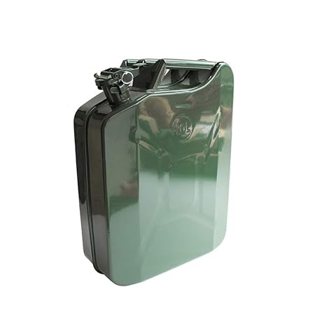 Benzin-Kraftstoff-Tank Grün, Kraftstoff-Kraftstoff-Tank aus Stahl ...