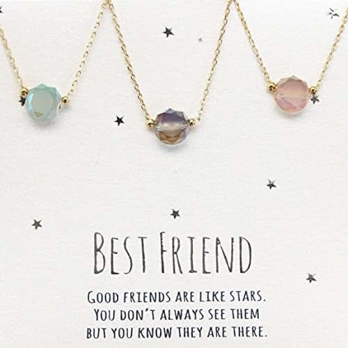 Amazon.com: Best friends necklace for 3, BFF Necklace, friendship ...