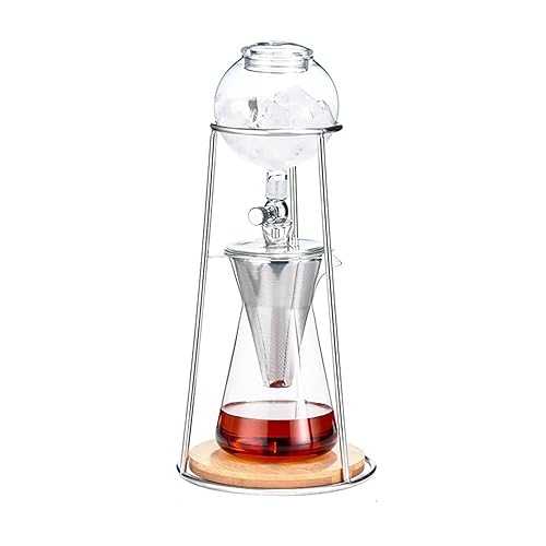 Iced Coffee Cold Brew Drip Tower Coffee Maker, Portable Cold Drip ...