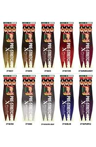 Amazon.com : 52" 3 Packs (9 bundles) of Pre-Streshed X-pression ...