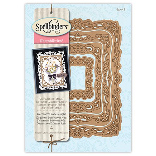 Spellbinders S5-148 Nestabilities Decorative Labels Eight Die Templates ...