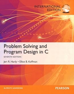 Amazon.com: Problem Solving and Program Design in C: International ...