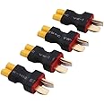 Amazon.com: OliRC 4pcs XT30 XT-30 Female to T-Plug Male Connector Adapter(C148-4) : Toys & Games