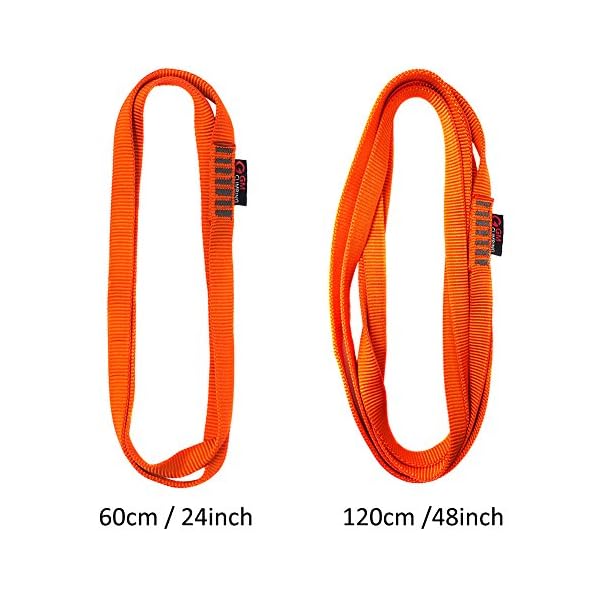 GM CLIMBING 16mm Nylon Sling Runner 22kN / 4950lbf CE UIAA Certified - Deportivos.com