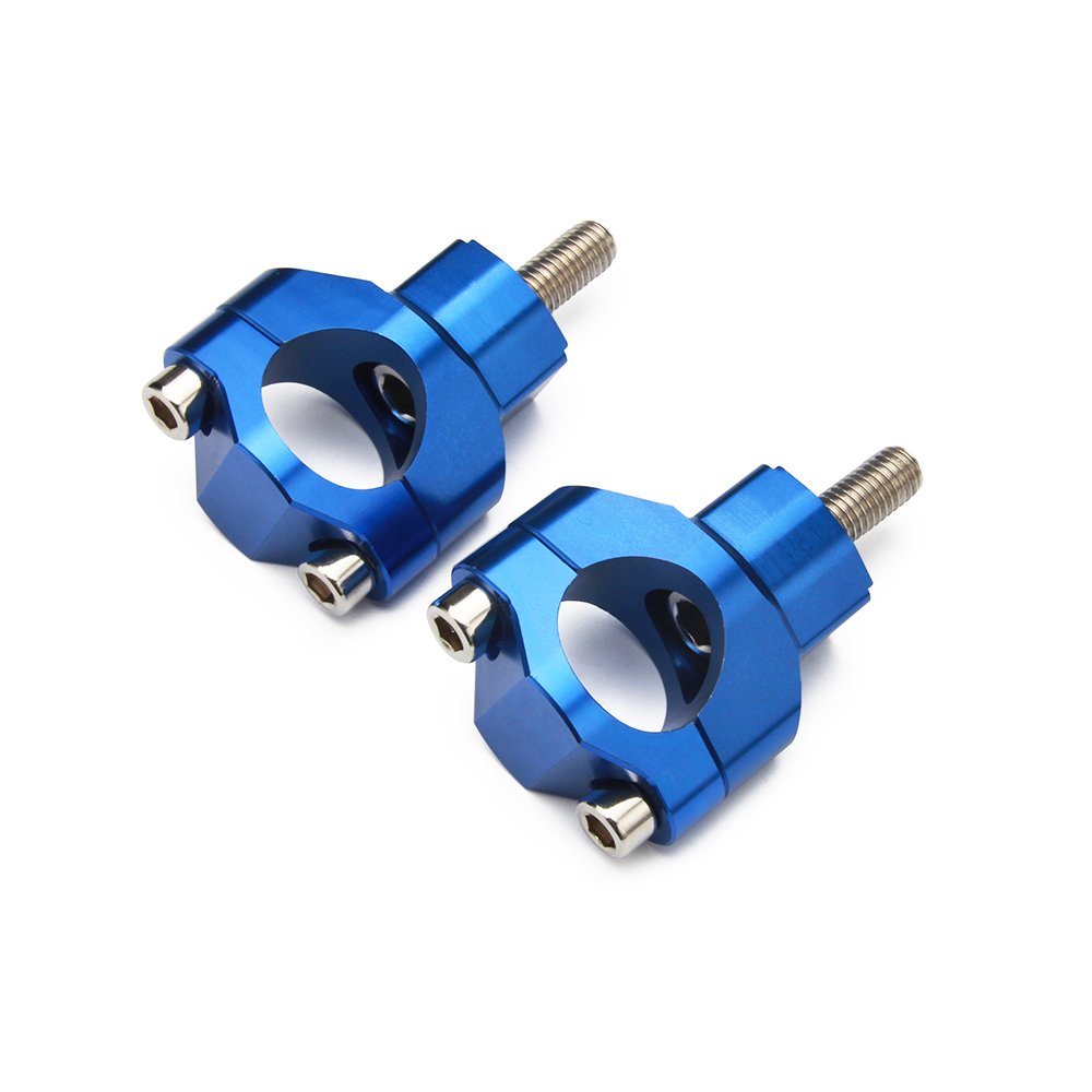 28mm Handlebar Clamps Mounts Risers CNC Aluminum HandleBar Handle Fat ...