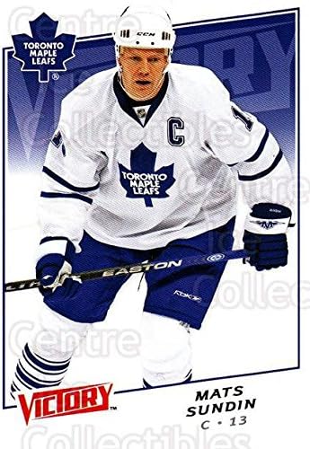 Amazon.com: (CI) Mats Sundin Hockey Card 2008-09 UD Victory (base) 14 ...