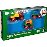 Amazon.com: Brio World 33630 Mighty Golden Action Locomotive | Battery ...