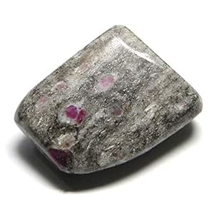 Nature's Crest Ruby in Matrix (Manik) Tumbled Pebble Stones Tumble ...
