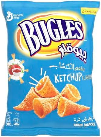 Tiffany Bugles Ketchup Flavor Corn Snacks 15 g price in Saudi Arabia ...