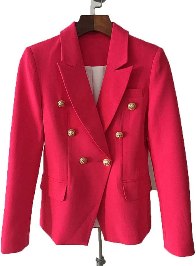 DBLAZJ & EBLAZC Blazer Veste pour femme avec boutons doubles Breasted ...