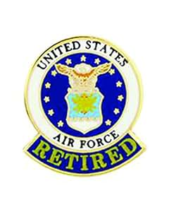 Amazon.com: US Air Force Retired Lapel Pin: Automotive