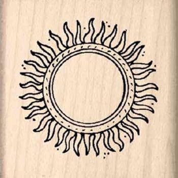 Amazon.com: Stamps by Impression Sun Rubber Stamp: Arts, Crafts & Sewing