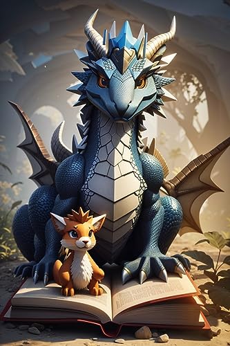 A Encantadora História de Drako o Dragão: Drako e seus amigos em buscar ...