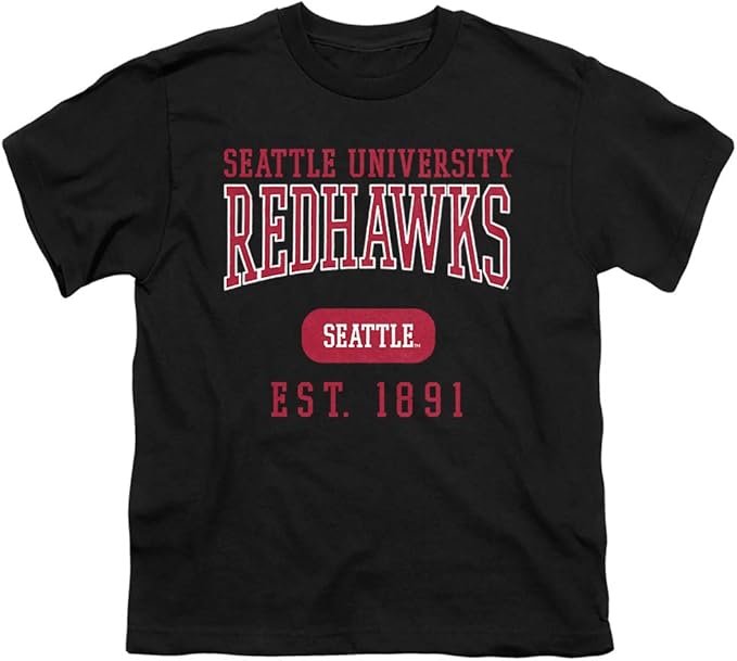Amazon.com: Seattle University Official Est. Date Unisex Youth T Shirt ...