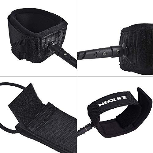 Neolife Coiled Premium Surfboard Leash,Stand Up Paddle Board Leash ...
