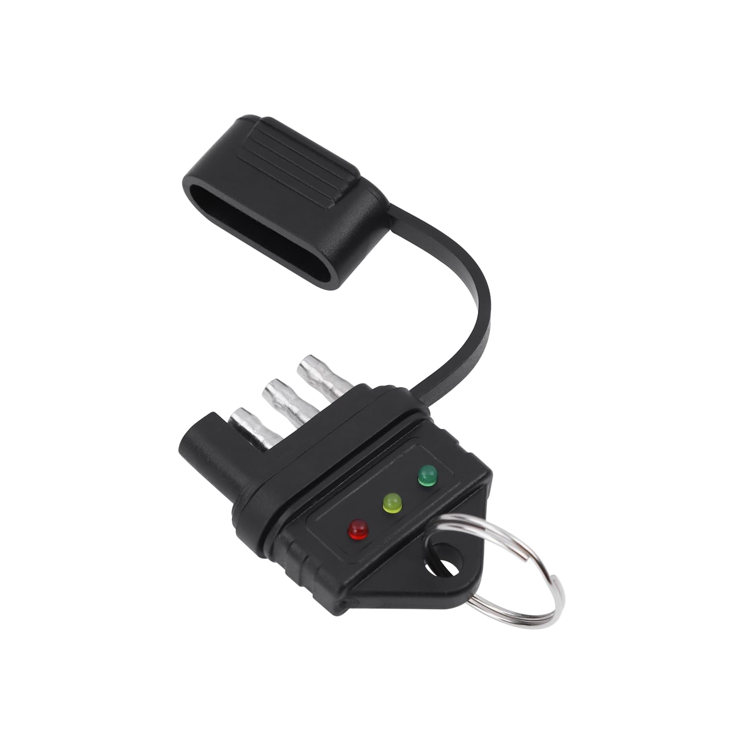 VKVXCLON 4 Way Flat Trailer Circuit Tester 4 Pin Trailer Plug Tester 4 ...