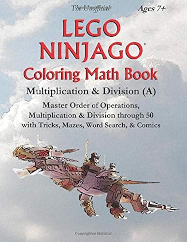 The Unofficial Lego Ninjago Coloring Math Book Multiplication ...