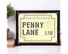 Amazon.com: Penny Lane Sign - 11x14 Unframed Typography Art Print ...