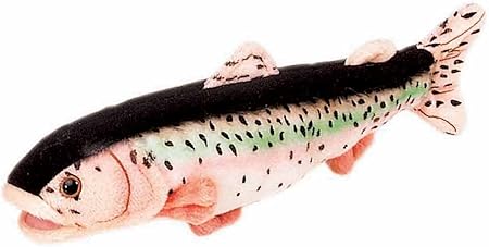 Blickfänger 14059 25 cm Rainbow Trout Plush Toy: Amazon.co.uk: Toys & Games