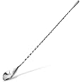 Amazon.com: Zulay Premium 12 Inch Stainless Steel Cocktail Spoon - Long ...
