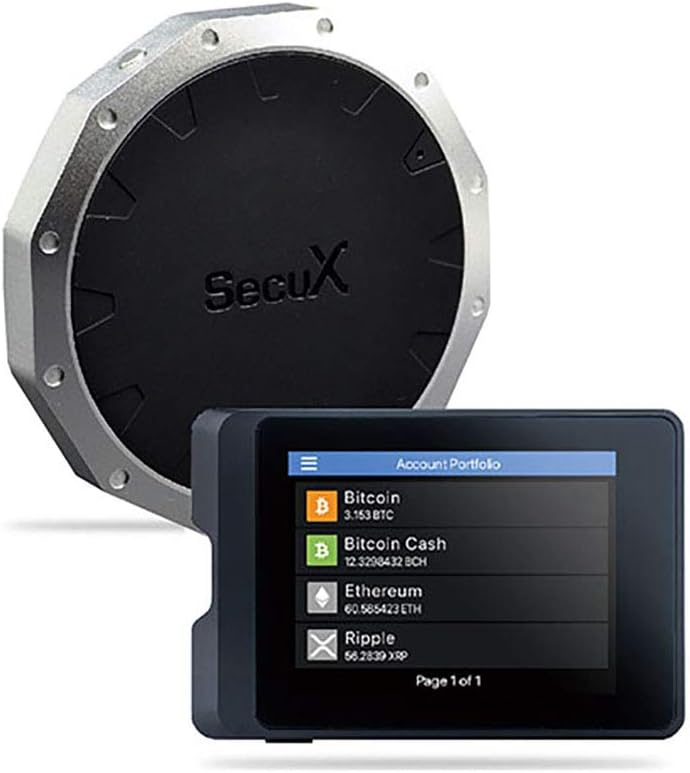 Amazon.com: SecuX Crypto Wallet Bundle - V20 + W10 Hardware Wallet - w ...