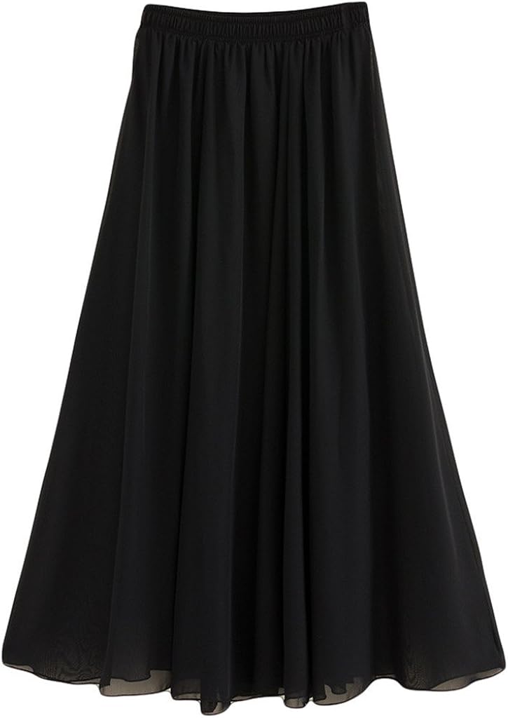 Golden service Femme Jupe Boheme Tour de Taille Elastique Casual en ...