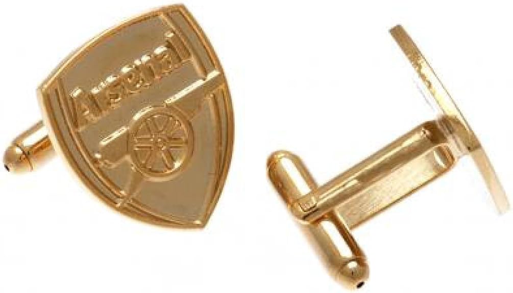 Official Arsenal FC Gold Plated Cufflinks: Amazon.co.uk: Jewellery