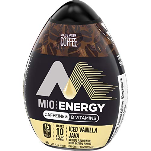 MiO Energy Iced Vanilla Java Liquid Water Enhancer, Caffeinated, 1.62 ...
