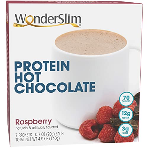 WonderSlim High Protein Hot Cocoa, Raspberry - Low Calorie, Low Sugar ...