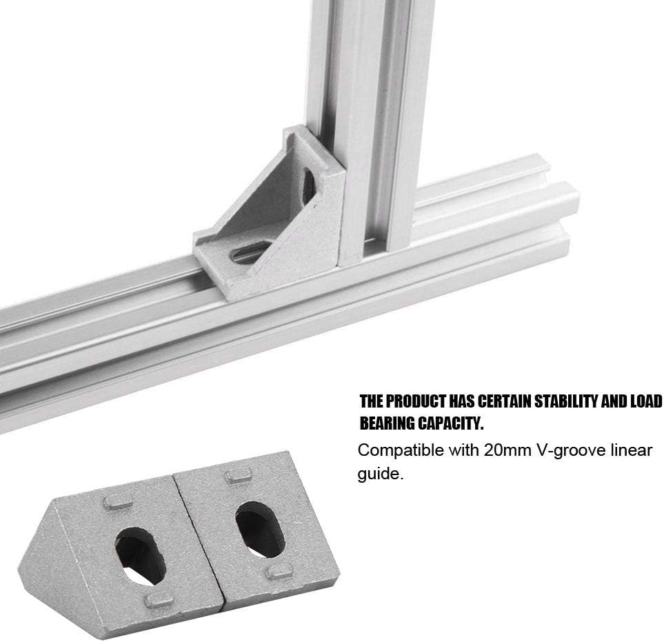 Wendry Bracket 3D Printer Cast Aluminum Profile Corner Bracket L Shape ...