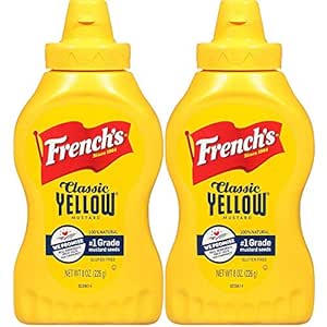 Amazon.com: French's Classic Yellow Mustard 8 Oz Bottle 2 Pack