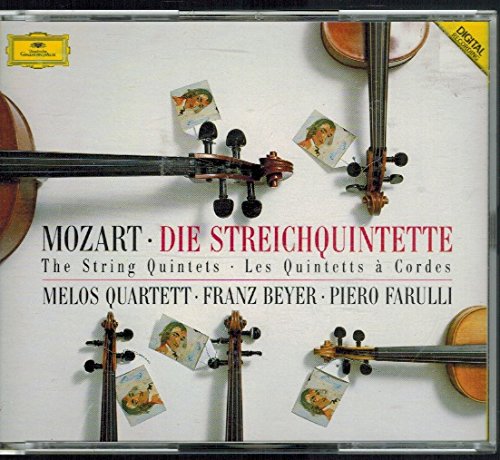 Wolfgang Amadeus Mozart, Melos Quartet, Piero Farulli, Franz Beyer ...