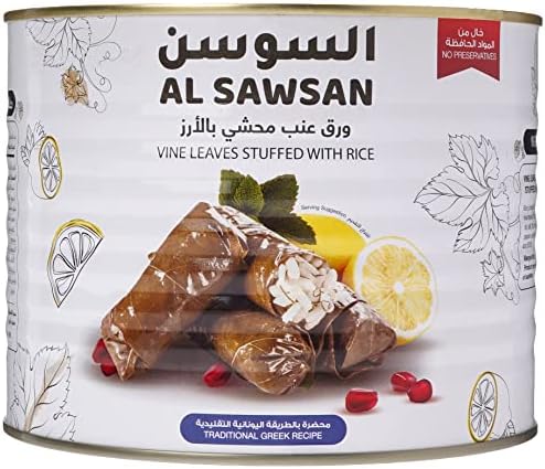 Al Sawsan Vine Leaves Stuffed with Rice 2Kg price in Saudi Arabia ...
