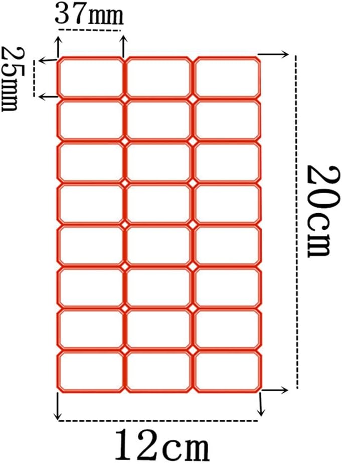 1440 Pcs Self Adhesive Labels Removable Freezer Food Labels Sticky ...