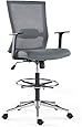 Amazon.com: Sunon Mid-Back Tall Drafting Chair Mesh High Office Chair ...