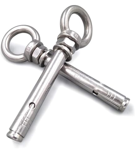 Eye Pins Sourcing Map M12 X 120 Expansion Eye Bolt Eye Nut Screw With ...