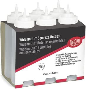 Amazon.com: TableCraft C3263C WideMouth 6-Pack 32 Oz. Dispenser - 6 ...