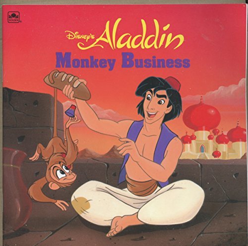 Disney's Aladdin: Monkey Business (Golden Look-Look Book) by Barbara ...