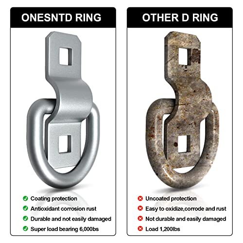 D Ring ,Tie Down Anchor 4 Pk Robbor Surface Mount Tie Down Ring Heavy Duty 6000 Pound Breaking ...