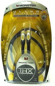 Amazon.com: Monster THX Ultra 1000 S-Video Cable - 4ft (1.2M): Electronics