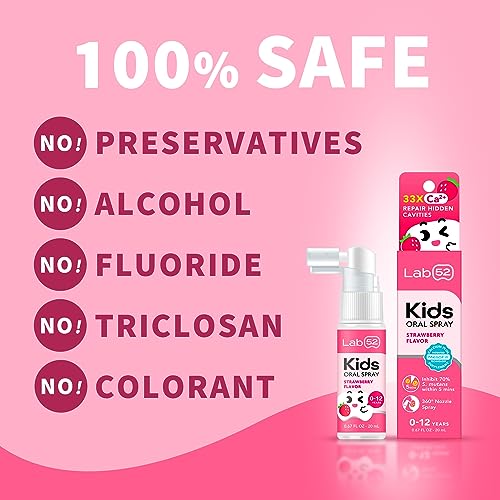 LAB52 Kids Oral Spray, Children Anticavity Toothpaste Helper for Cavity Repair and Fresh Breath ...
