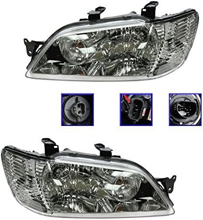 Amazon.com: Headlights Headlamps Left & Right Pair Set for 02-03 ...