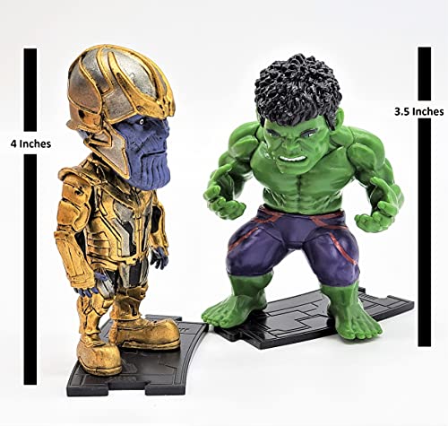 Incredible Hulk Mini Action Figure Toy / Hulk Figurine with The Mad ...