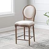 Amazon.com: International Concepts Unfinished Versailles Counter Height Stool, 24-Inch, Brown ...