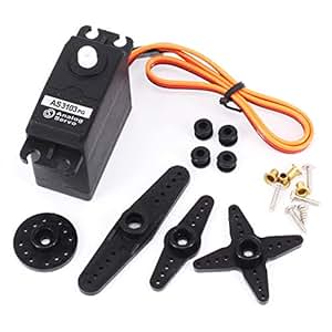 Amazon.com: 2x 360 servo 360 degree Continuous Rotation Servos DC Gear ...