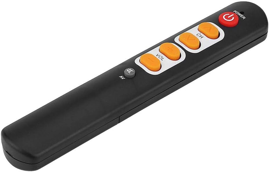 Learning Remote Control with Big Buttons, 6 Keys Universal Remote Control Smart Controller for ...