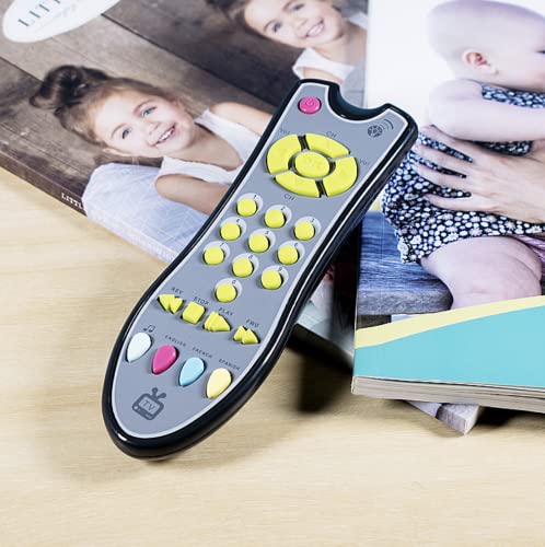 Realistic Dummy TV Fake Remote Control - Musical Baby Remote Toy with ...