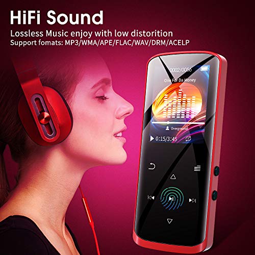 Mp3 Player, 8GB Music Player with Bluetooth 5.0, Built-in Speaker ...